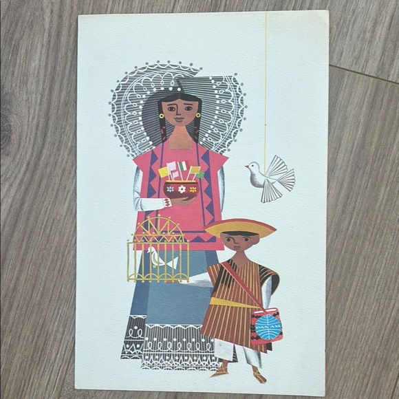 Pan Am | Art | Pan Am Rare Vintage Collector Menu Post Card | Poshmark